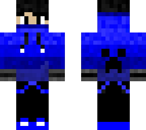 blue creeper boy | Minecraft Skin