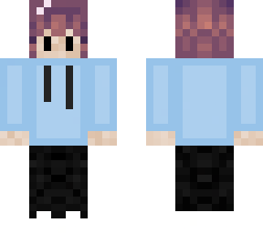 light blue boy | Minecraft Skins