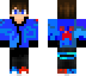 blue sweatshirt boy | Minecraft Skin