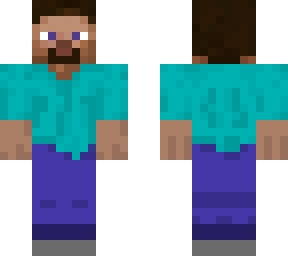 Enhanced Steve (enable outer layer) | Minecraft Skin