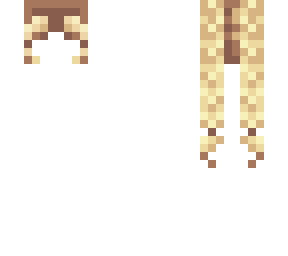 French Braids HB Blonde | Minecraft Skin