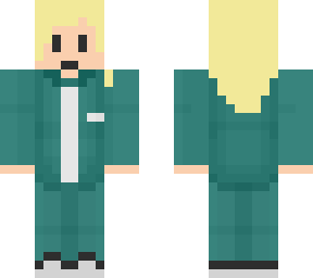 Squid game character 1 (Girl) | Minecraft Skin