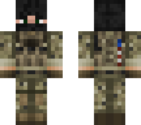 Balaclava military dude | Minecraft Skin
