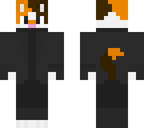 Calico cat with turtleneck and blazer | Minecraft Skin