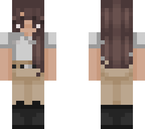 Equestrian (White And Grey Polo) | Minecraft Skin