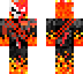 Venomized Ghost Rider | Minecraft Skin
