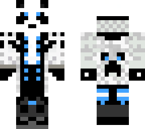 blue panda mage | Minecraft Skin