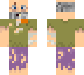 Happy wheels old man or homeless guy skin | Minecraft Skin