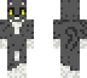 pichu grey cat | Minecraft Skin
