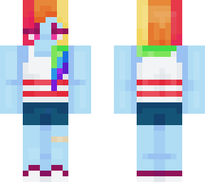 rainbow dash | Minecraft Skins