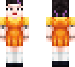 Squid game Doll/ Young-hee | Minecraft Skin