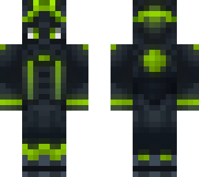Greeny Neon Bot | Minecraft Skin