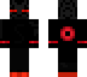 Red enderman | Minecraft Skin