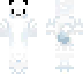 A&S expessive arctic fox | Minecraft Skin