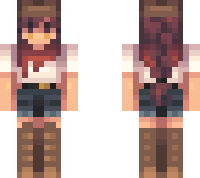 cowgirl persona | Minecraft Skin
