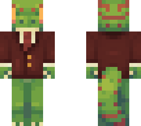 Curt the Fancy Gecko | Minecraft Skin
