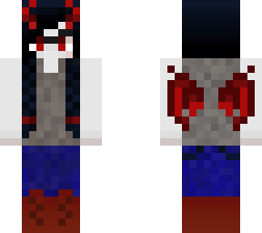 JuanaFlippa QSMP by shIO03 pero disfrazada de Marceline | Minecraft Skin