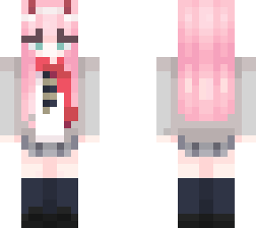 zero two | Minecraft Skins