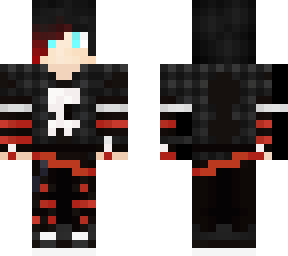 Red emo guy | Minecraft Skin