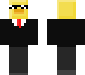 Secret agent duck | Minecraft Skin