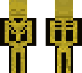 Golden Skeleton | Minecraft Skin