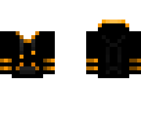 Hoodie black gold | Minecraft Skin