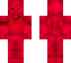 Scared Red Steve | Minecraft Skin