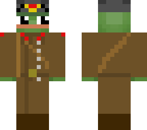 Soviet Soldier Pepe | Minecraft Skin