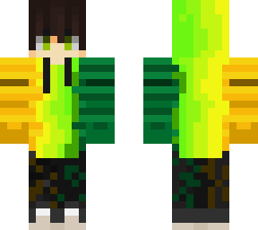 Yellow VS Green | Minecraft Skin