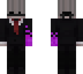 Purple Flaming hands | Minecraft Skin