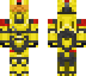12345 Red + Yellow | Minecraft Skin