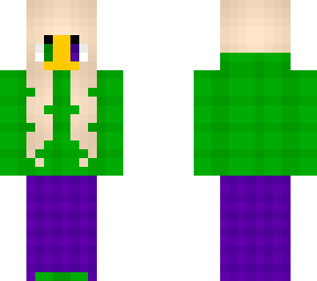 Female - Green Puffy Jacket | Minecraft Skin