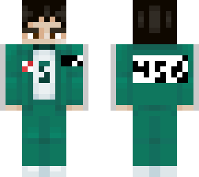 Gi-hun (player 456) Squid Game | Minecraft Skin