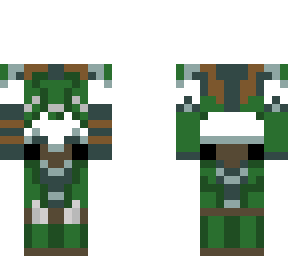 Female doomslayer outfit template | Minecraft Skin