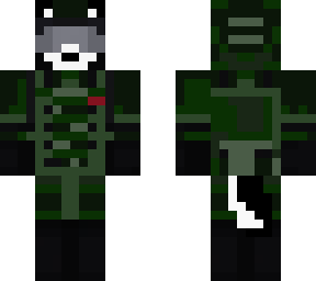Furry Husky (Soviet/Russian Military) | Minecraft Skin