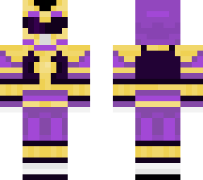 Recolor of White Mighty Morphin Power Ranger | Minecraft Skin