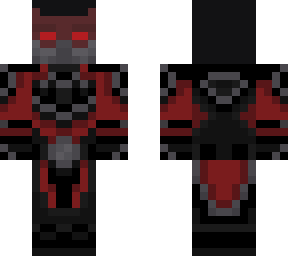 Red Resilient Warden Armor Set (Mask) [SWTOR] | Minecraft Skin