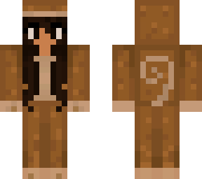 Skin girl in monkey suit | Minecraft Skin