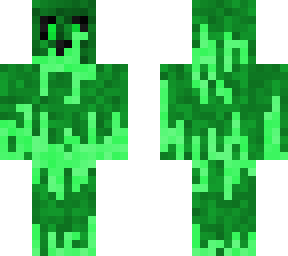 Slimed creeper Skin | Minecraft Skin