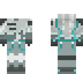 Teal Techwear Clothing Base | Minecraft Skin