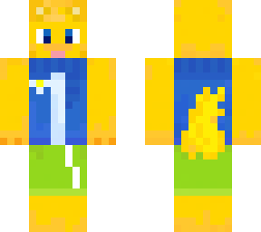 Fluffy Furry Noob Skin | Minecraft Skin