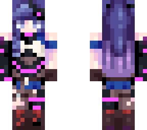 Raiden Mei Lightning Empress | Minecraft Skin