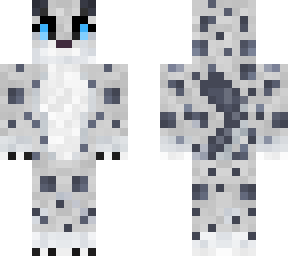 Cloud Jumper - Tabaxi (Snow Leopard) | Minecraft Skin