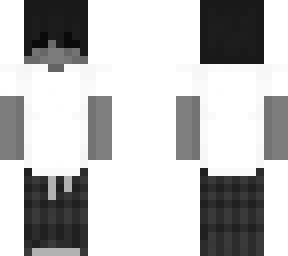 white et grey | Minecraft Skin