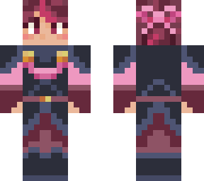 Pink armor with ribbon | Minecraft Skin