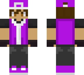 pokemon trainer purple | Minecraft Skin