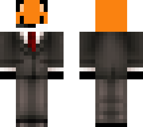 business gamer fox | Minecraft Skin