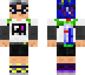 Inkling Boy (Splatoon) | Minecraft Skin
