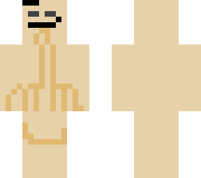 middle finger | Minecraft Skins