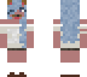 snapchat dog face | Minecraft Skin